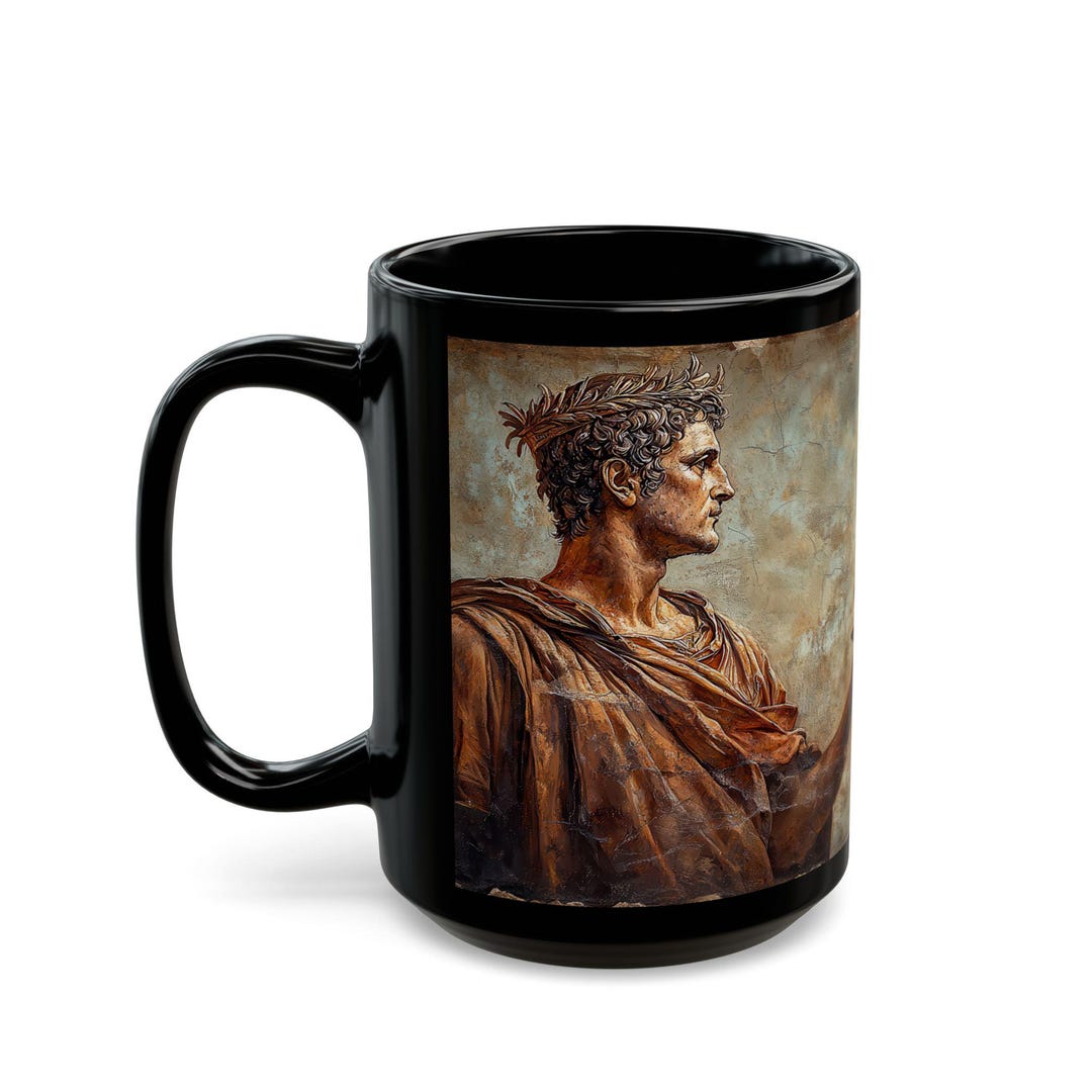 Julius Caesar Coffee Mug | Roman Emperor Coffee Lover Gift | Funny ...