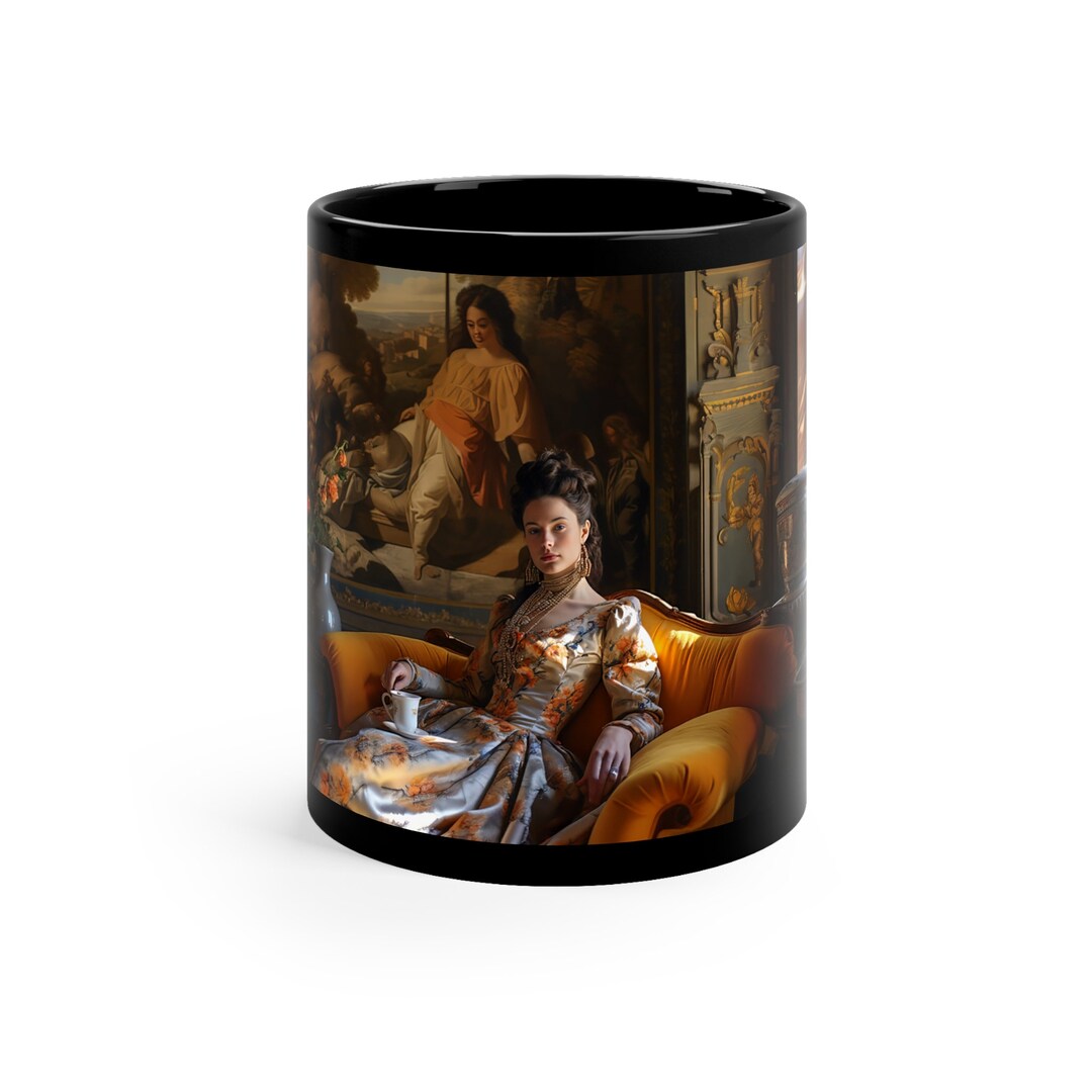 Renaissance Noblewoman Mug, Venetian Palace Art, Elegance and History ...