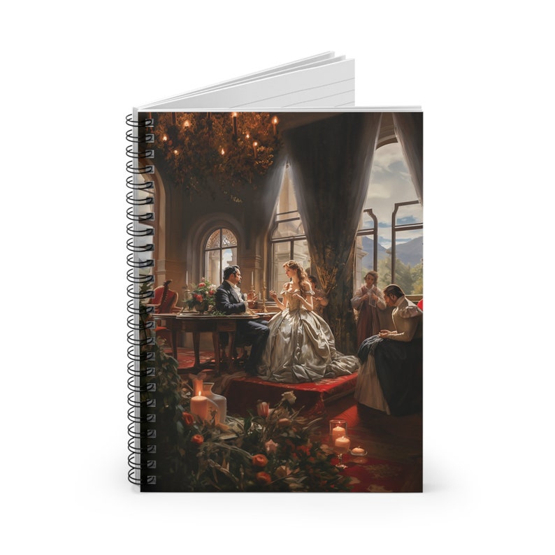 Renaissance Noble Couple in Palace Salon Spiral Notebook - Etsy