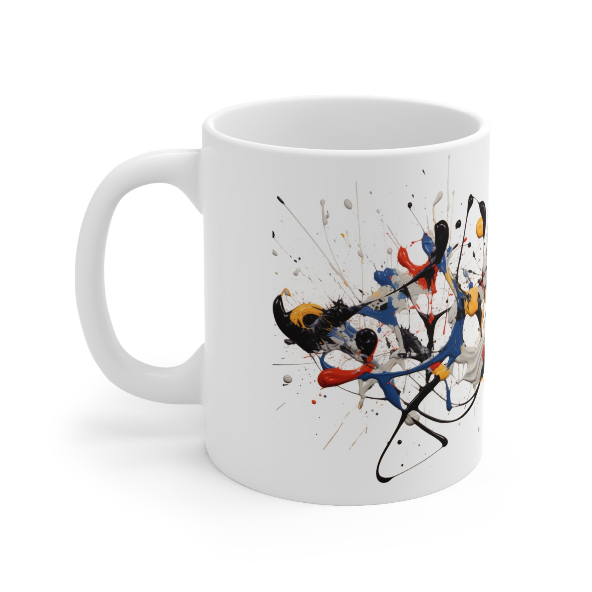 Jackson Pollock Inspired Art Mug Abstract Expressionism Coffee Cup ...