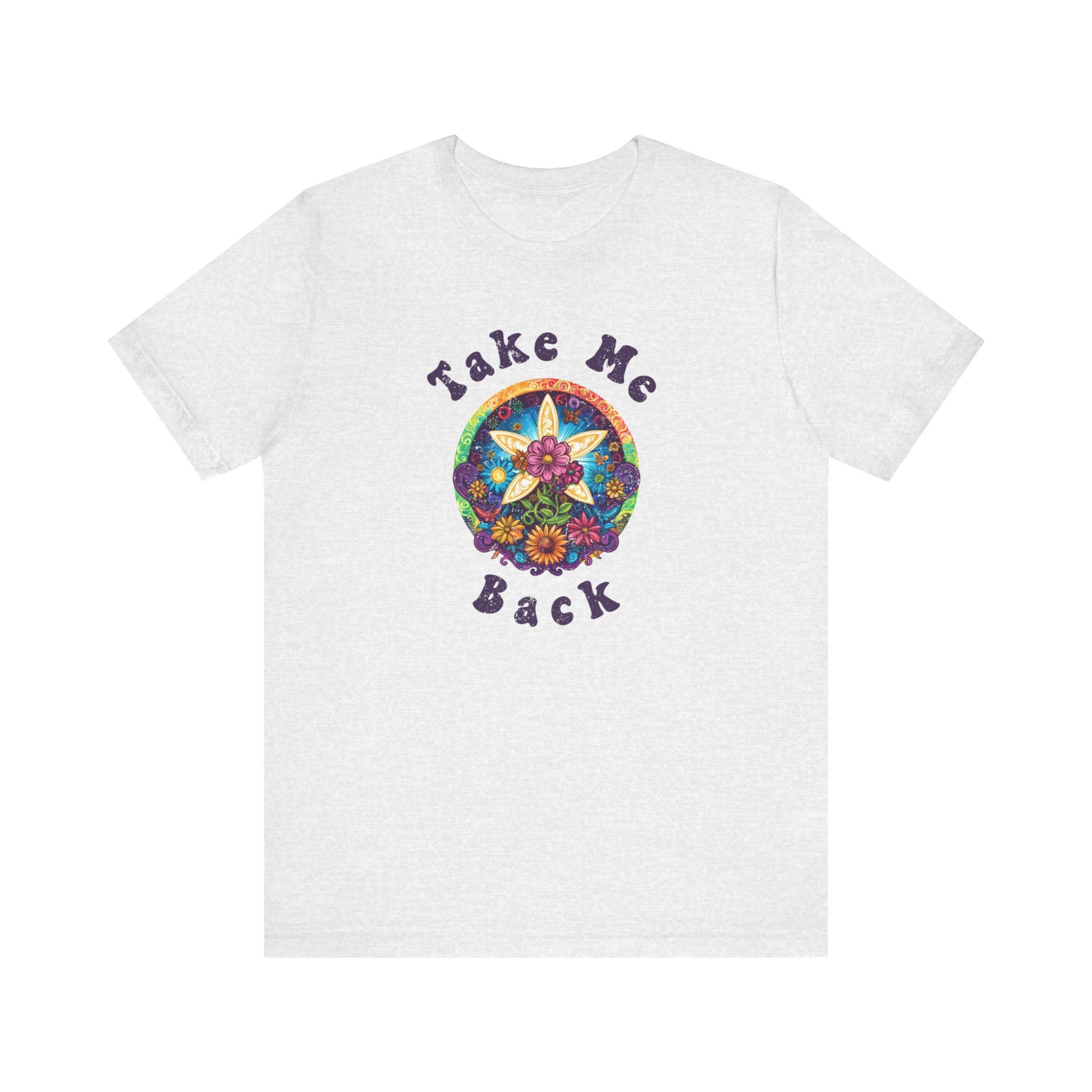 Take Me Back Hippie Retro Tee Nostalgic Symbols Shirt, Perfect Gift for ...