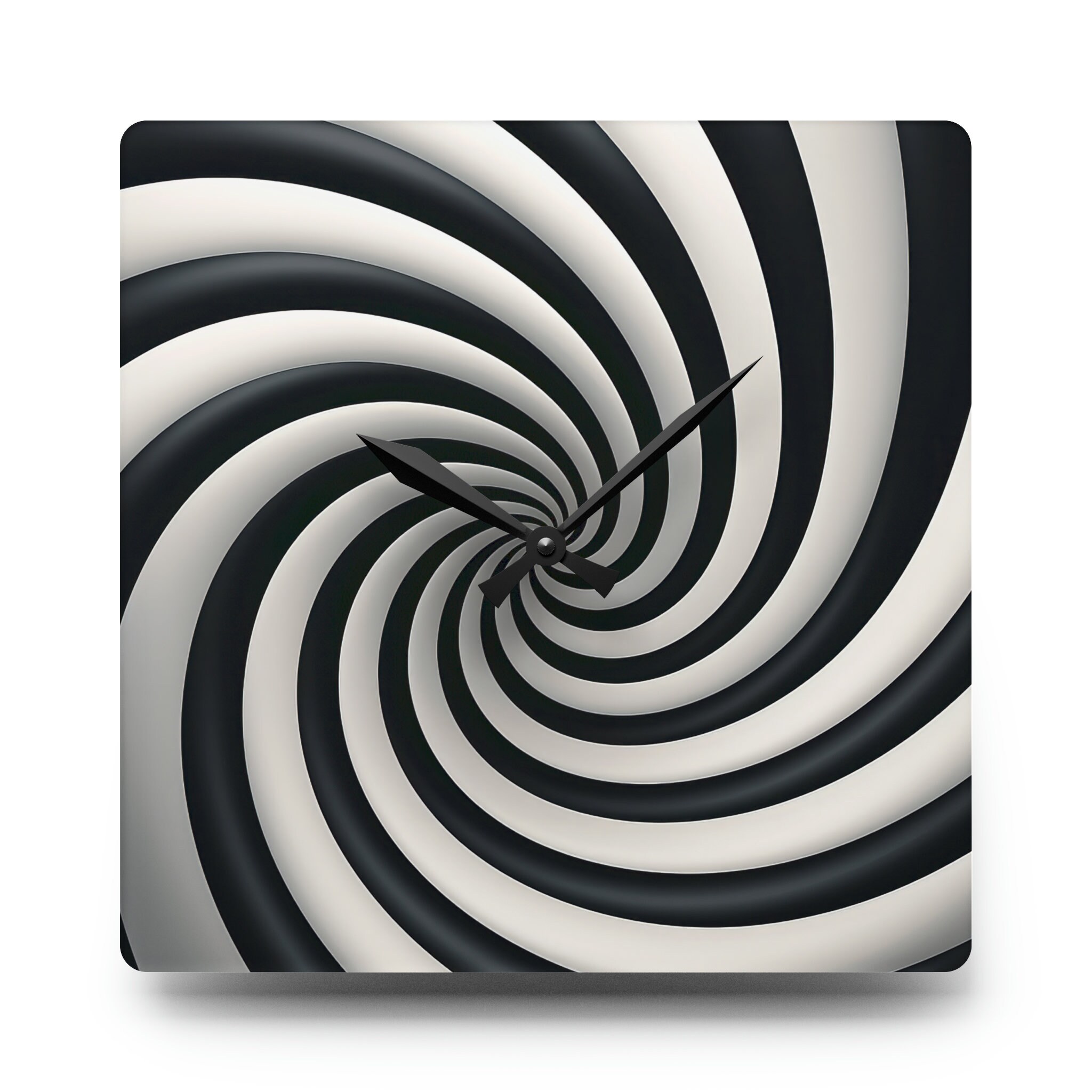 Optical Illusion Spiral Notebook Black & White Dynamic - Etsy