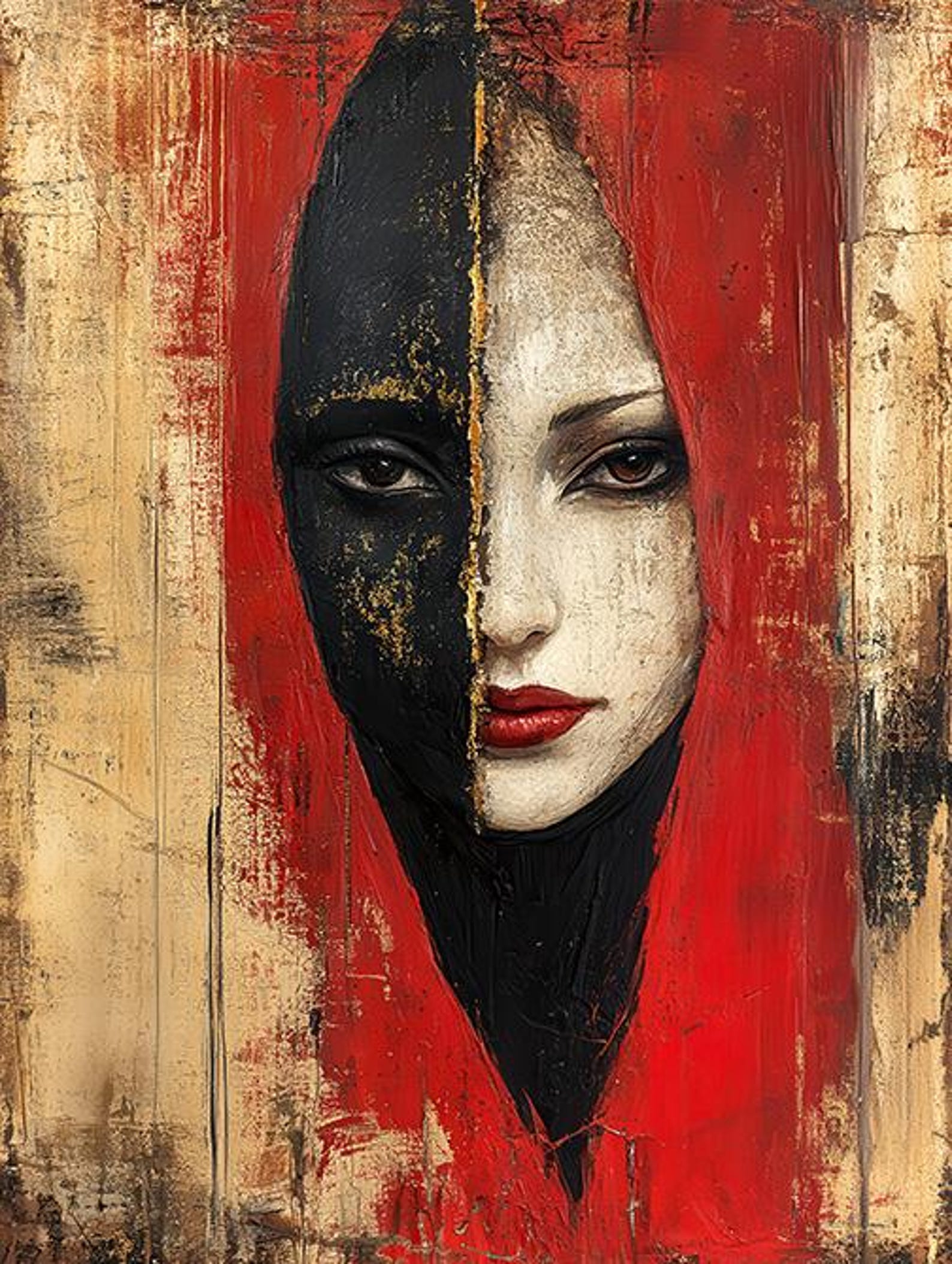 Mysterious Figure Digital Art | Instant Download | Avant-garde Wall ...