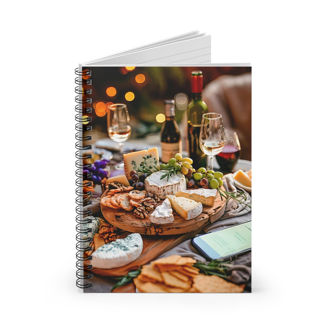 Best Ever Charcuterie Board and Wine Spiral Notebook Gourmet Foodie ...