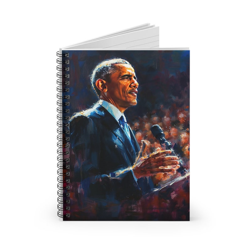 Barack Obama Speech Spiral Notebook Commemorative, Inspirational ...