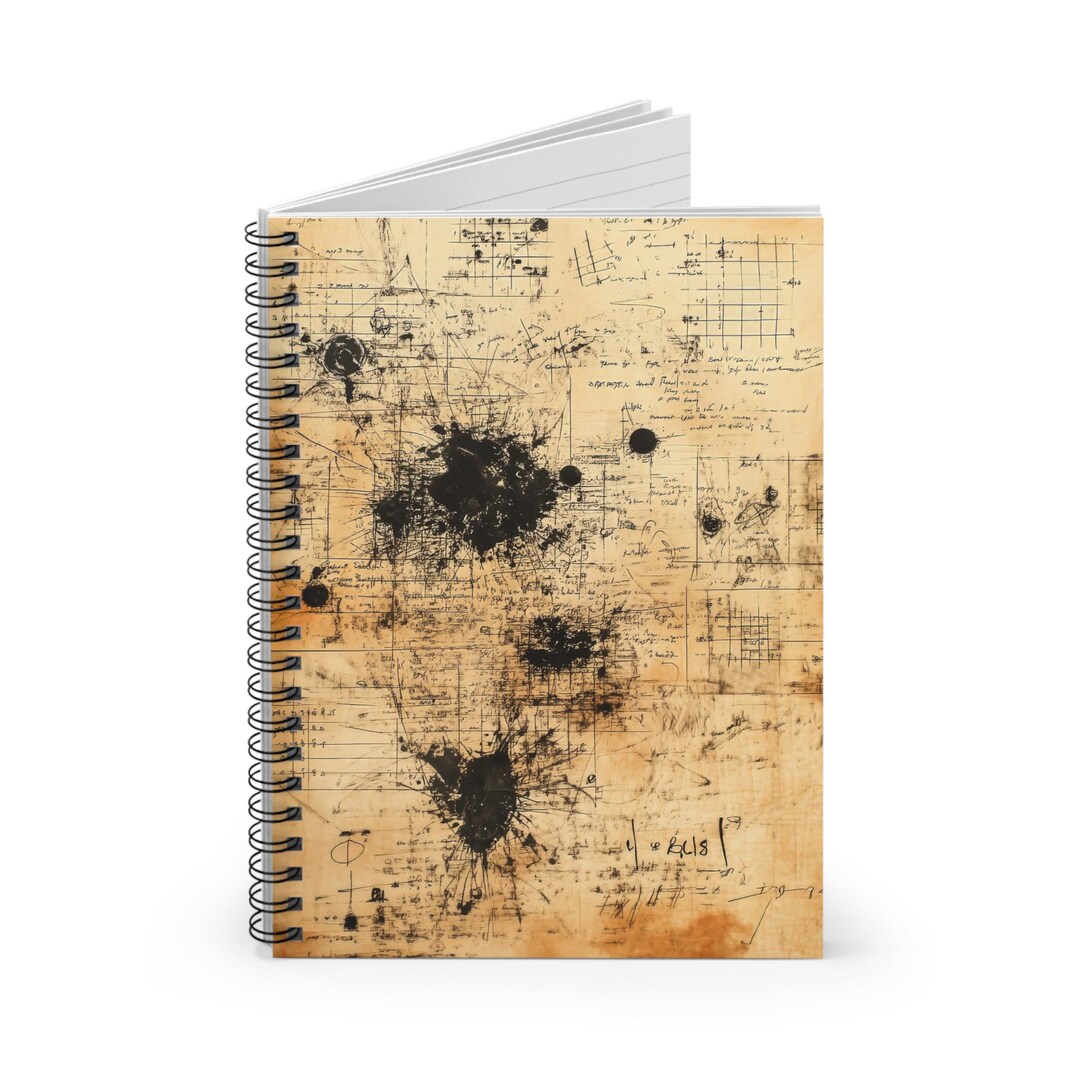 Vintage Math Scientist Notebook Abstract Physics Journal Perfect Gift ...