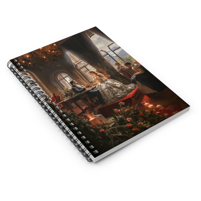 Renaissance Noble Couple in Palace Salon Spiral Notebook - Etsy