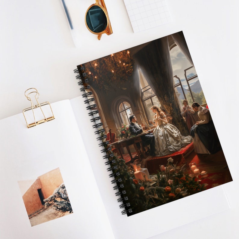 Renaissance Noble Couple in Palace Salon Spiral Notebook - Etsy