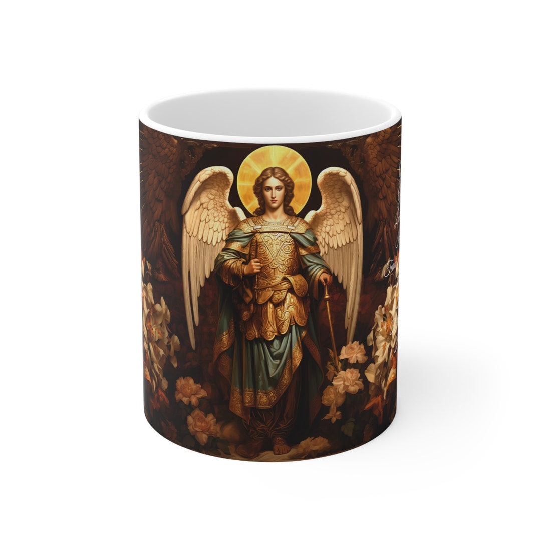 Archangel Raphael Prayer Mug Guardian of the Sick - Etsy