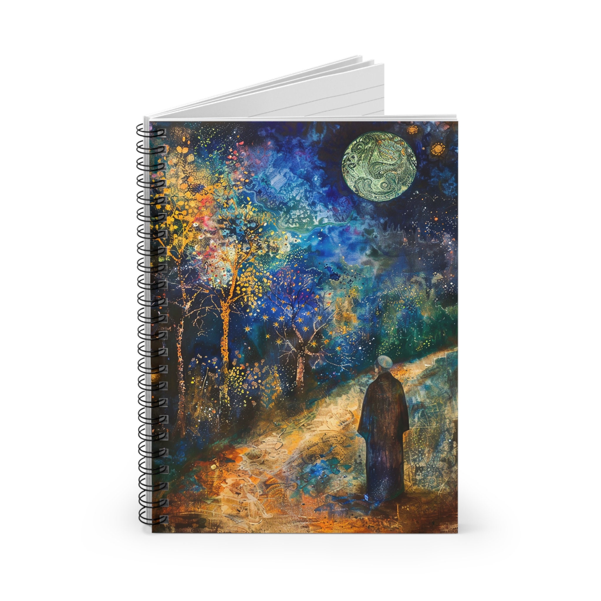 Mystic Cleric Night Sky Spiral Notebook Universe Secrets and ...