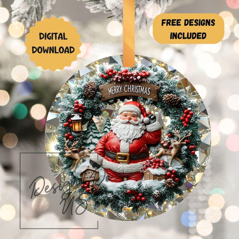 Winter Diamond Wreaths - Etsy