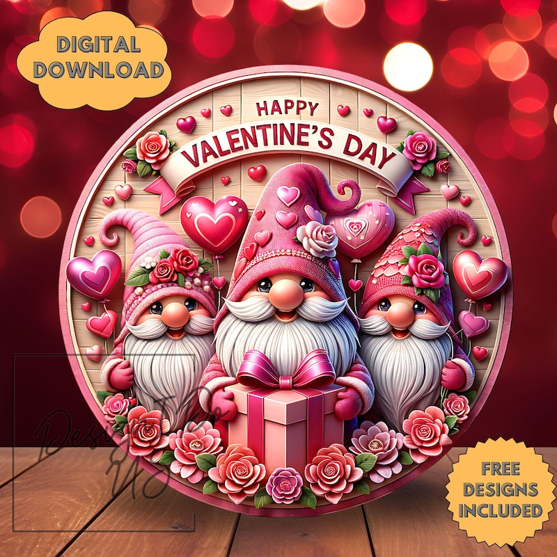 Gnome Dtf Transfer 3 - Etsy