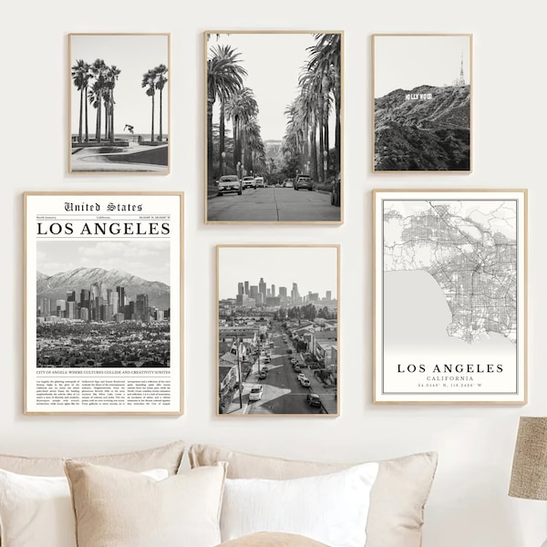 Los Angeles Print - Etsy