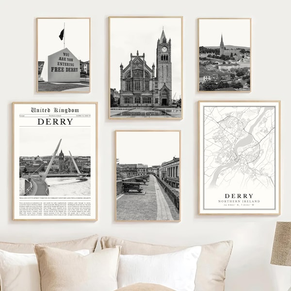 Print of Derry City - Etsy