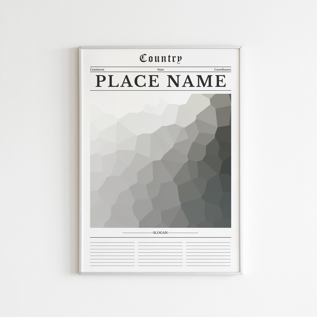 Custom Travel Art Print, Custom City Print, Personalised Travel Poster ...