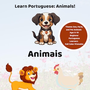 Learn Portuguese for Kids – Printable Bundle | 3 Fun Language ...