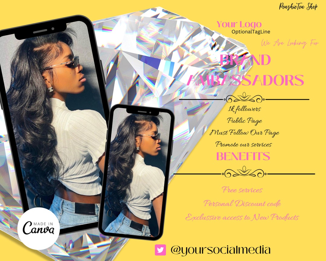 DIY Brand Ambassador Flyer Ambassador Wanted Bookings Open - Etsy