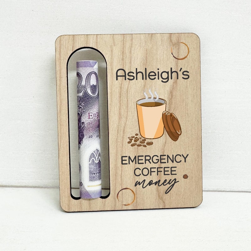 Money Holder for Coffee - Etsy UK