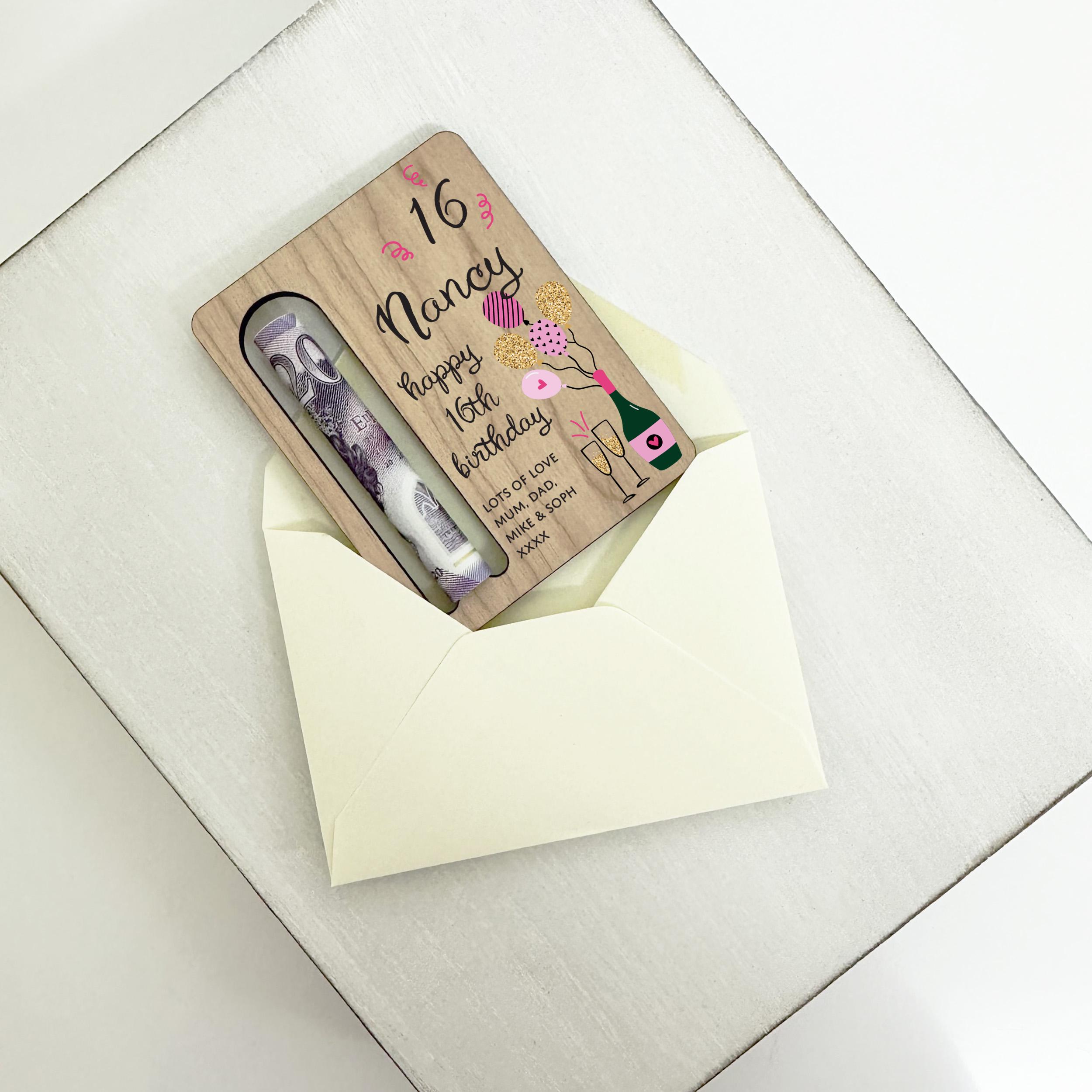 18th Birthday Money Gift 18th Money Wallet 18th Birthday for Her 18th ...