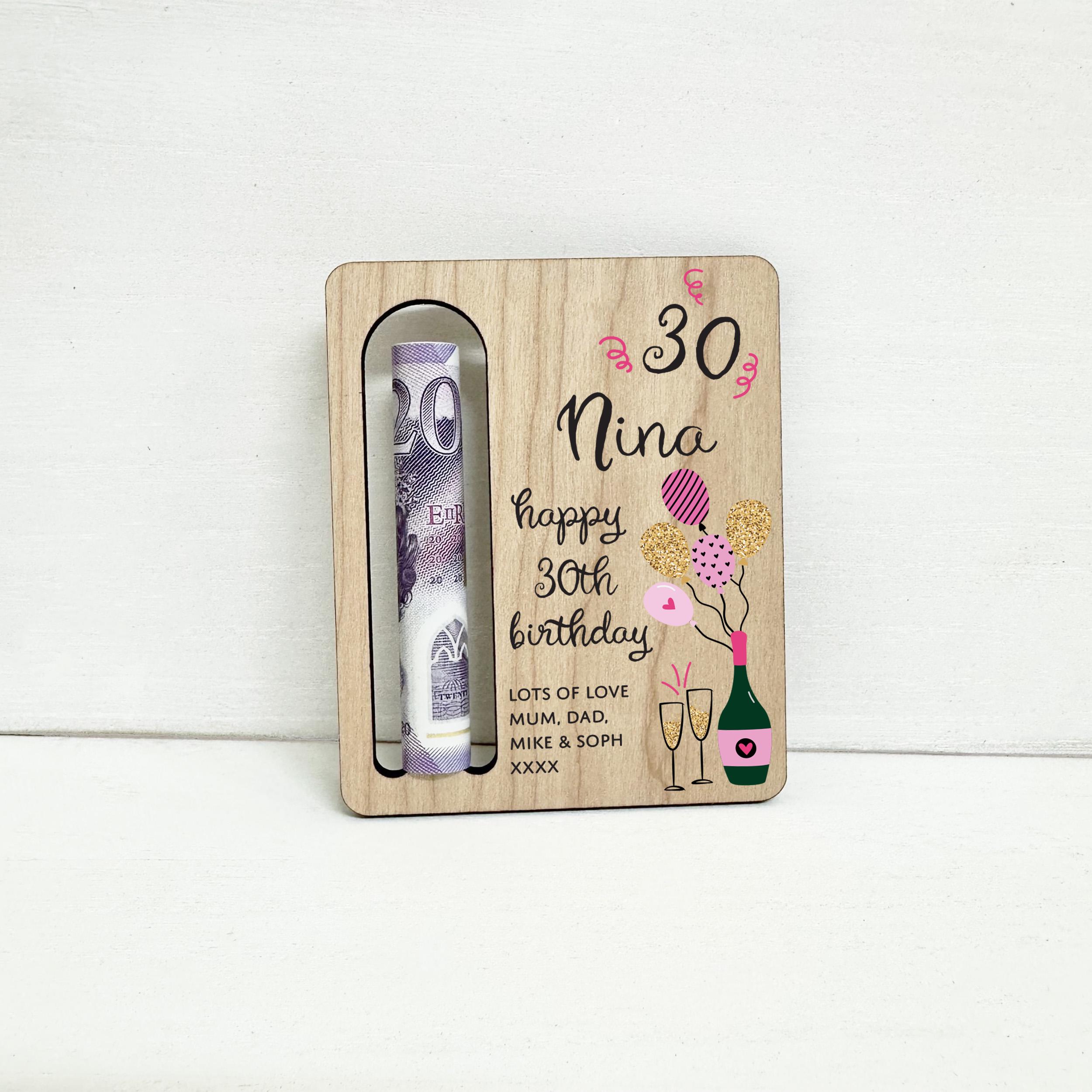 21st Birthday Money Gift 21st Money Wallet 21st Birthday for Her 21st ...