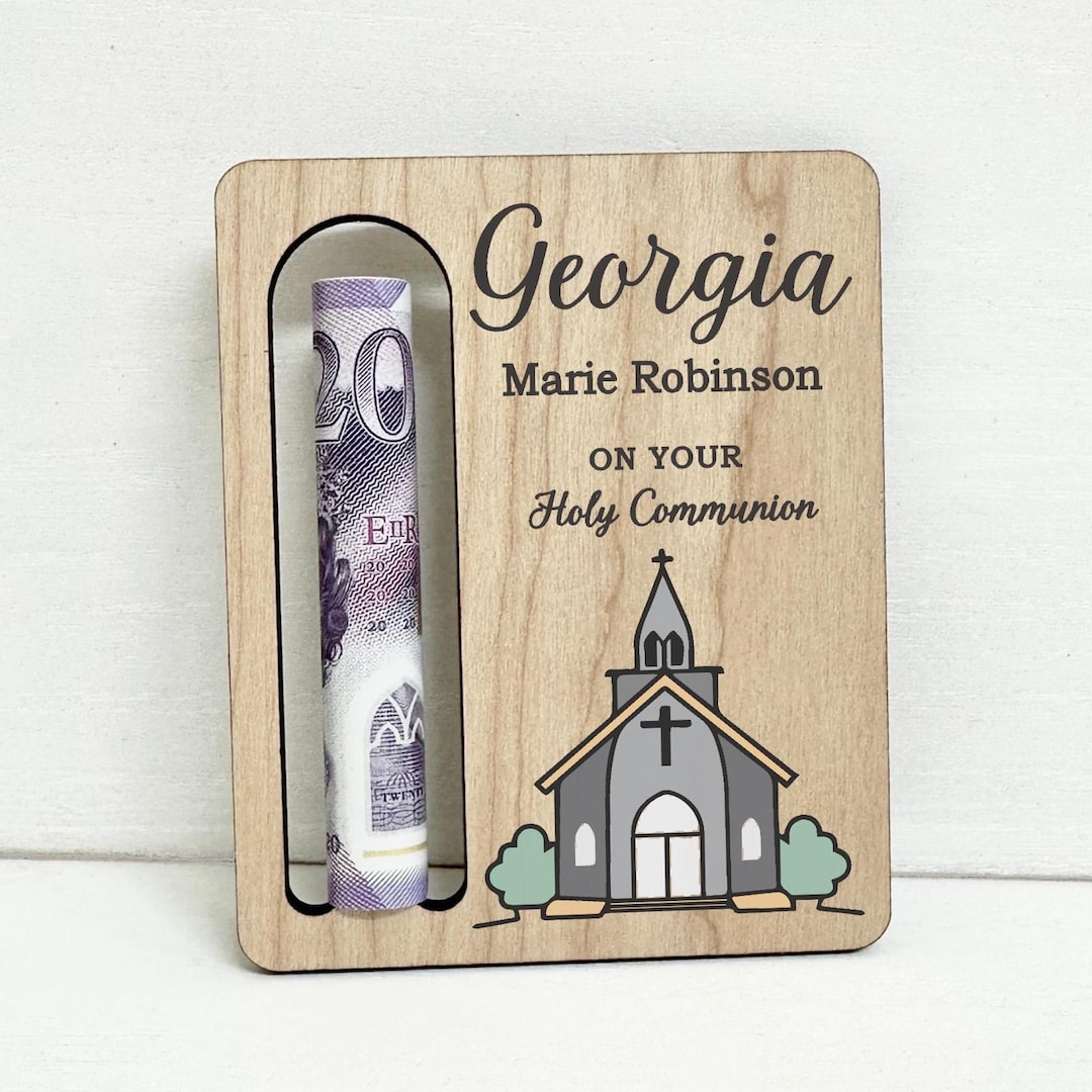 Holy Communion Money Gift | First Holy Communion Money Wallet | Holy ...