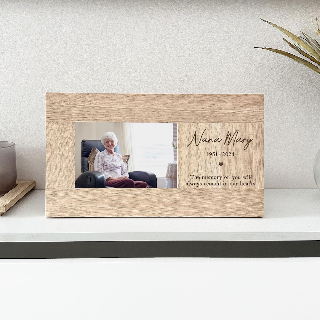 Remembrance Photo Frame 6x4 Memorial Picture Frame in Loving Memory ...