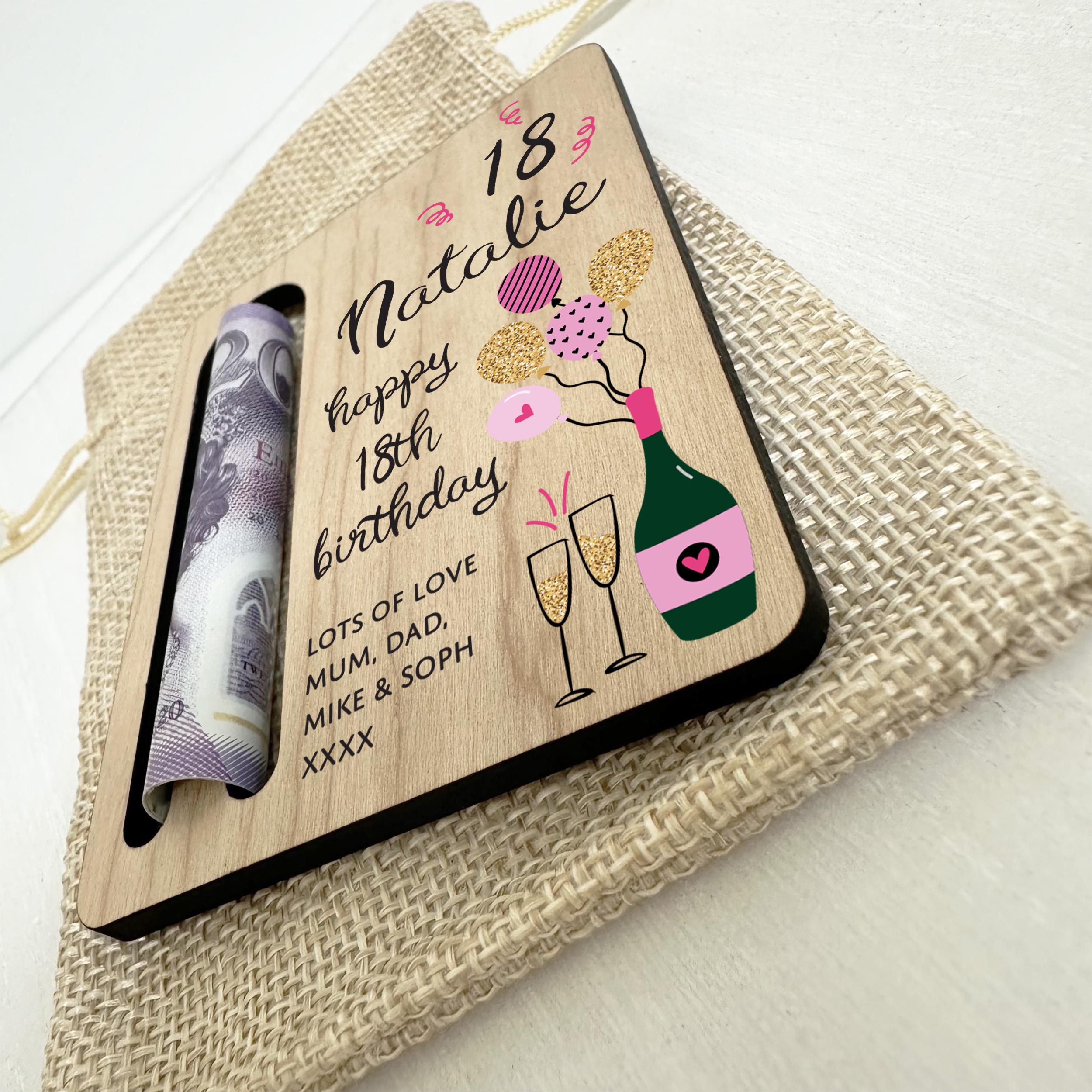 18th Birthday Money Gift 18th Money Wallet 18th Birthday for Her 18th ...