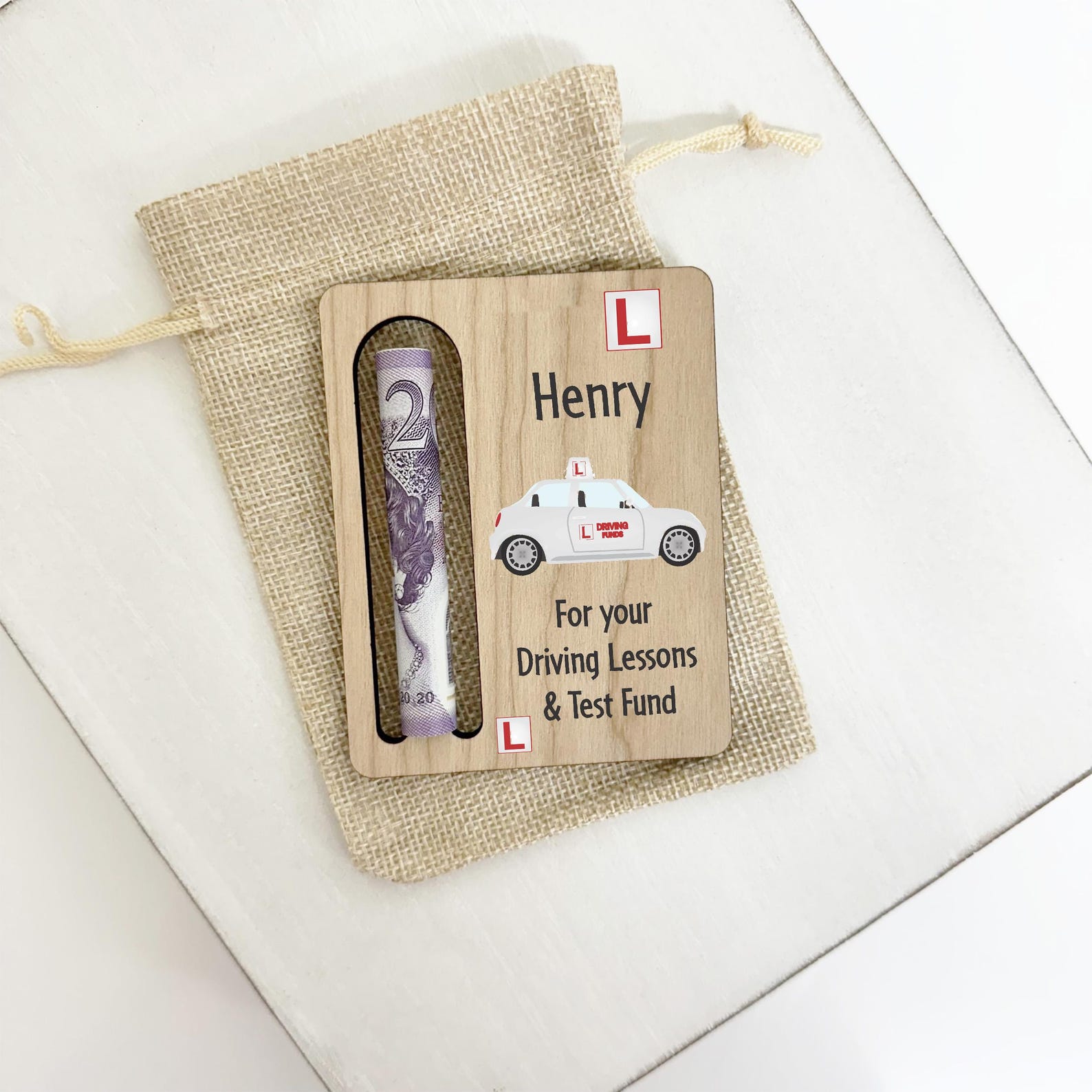 Driving Lesson Gift - Learning to Drive - 17th Birthday Gift - Money ...