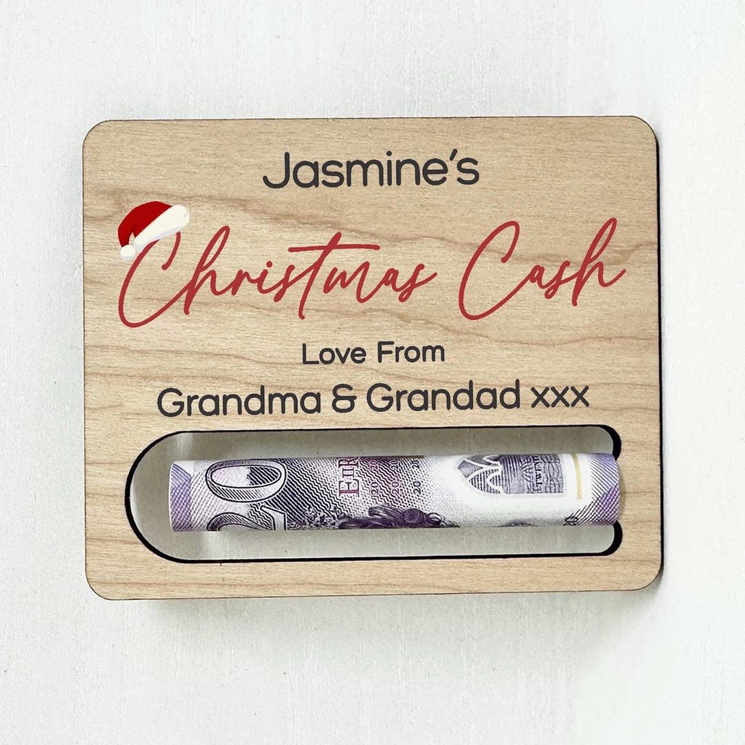 Christmas Money Gift | Xmas Money Wallet | Christmas Spending Money ...