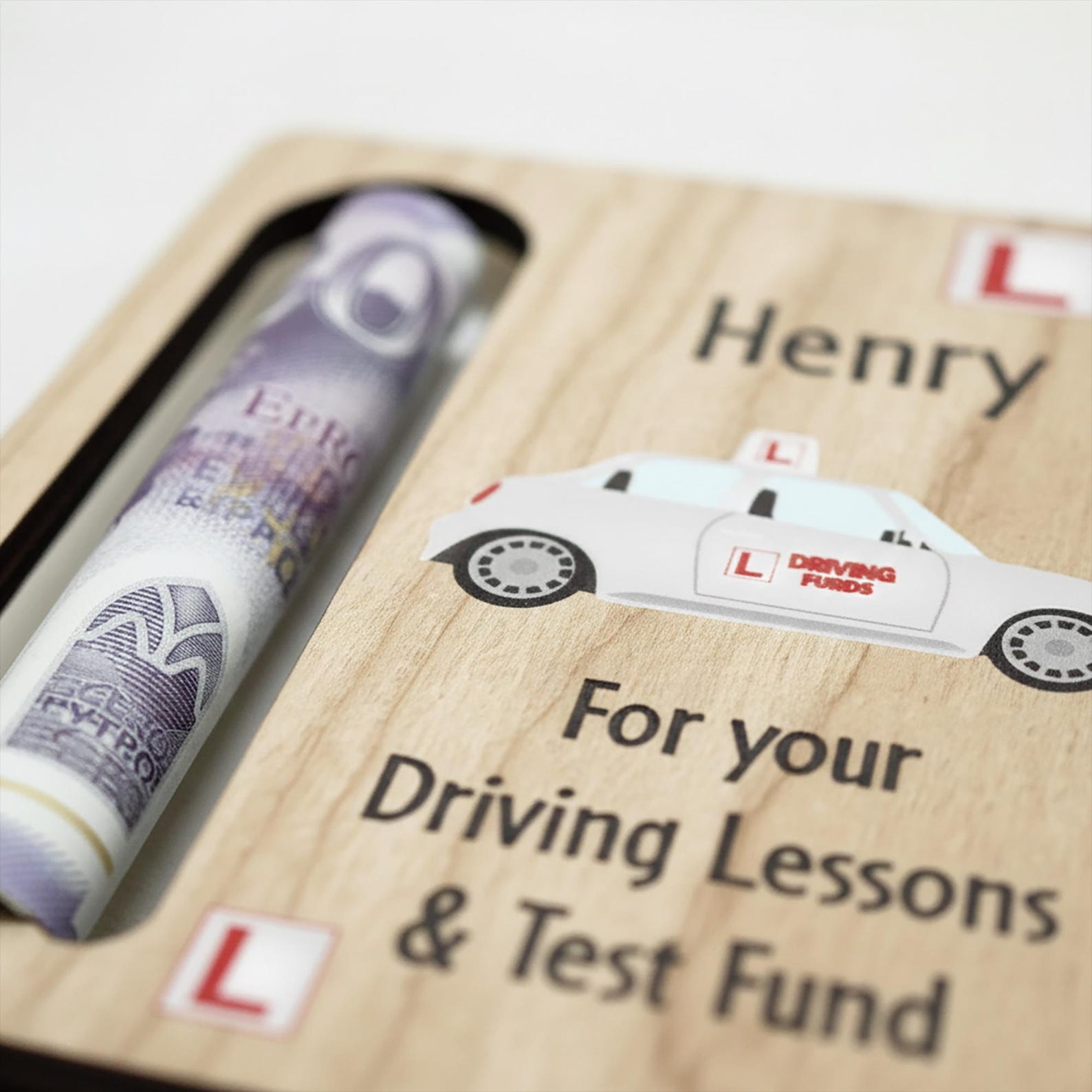 Driving Lesson Gift - Learning to Drive - 17th Birthday Gift - Money ...
