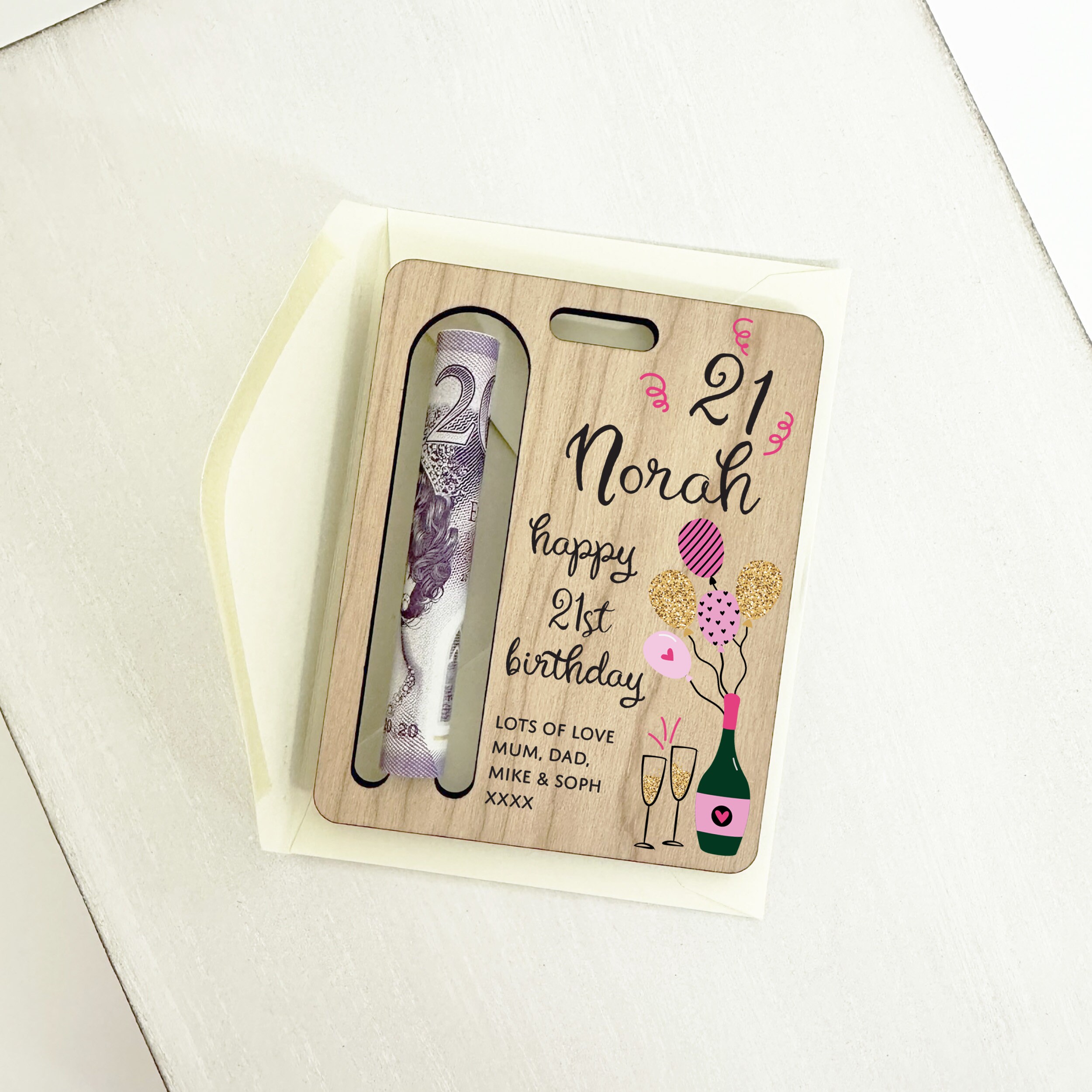 18th Birthday Money Gift 18th Money Wallet 18th Birthday for Her 18th ...