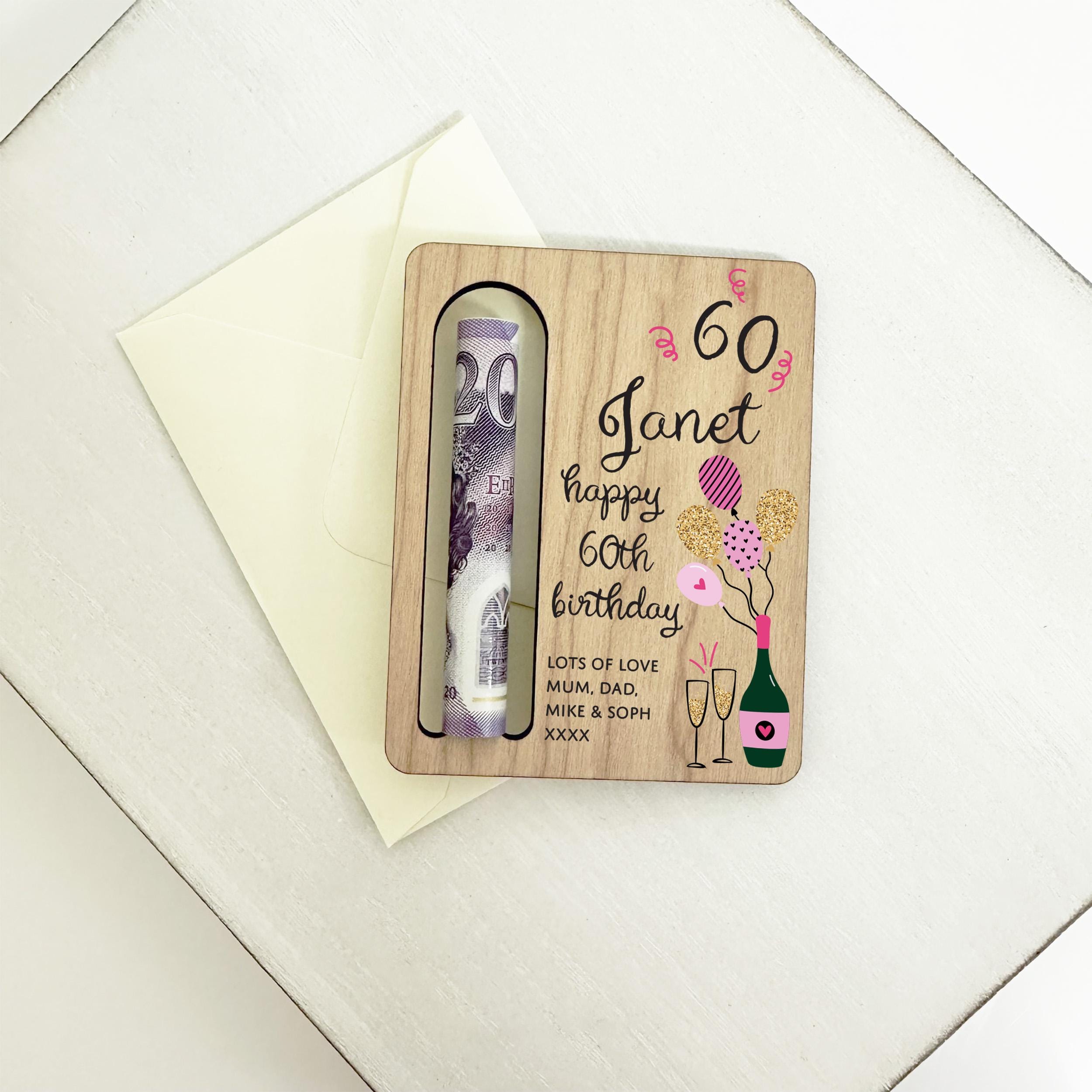 21st Birthday Money Gift 21st Money Wallet 21st Birthday for Her 21st ...