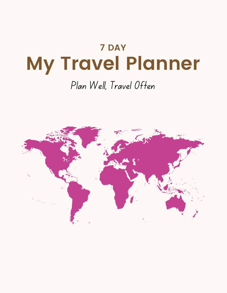 The ULTIMATE Travel Planner Printable Travel Planner Travel Vacation ...