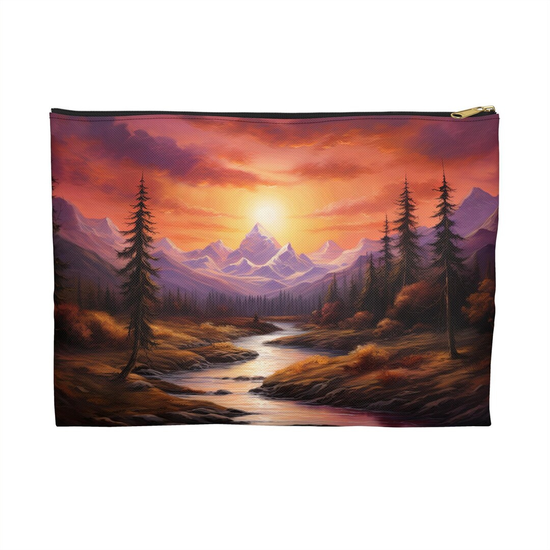 Magical Pouch, Dawn Pouch, Oil Painting Style Pouch - Etsy