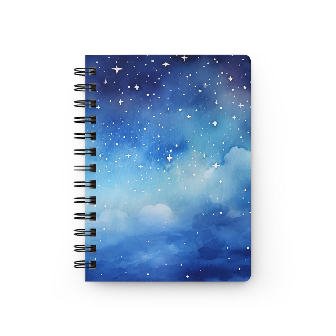 Spiral Bound Journal, Night Journal, Sky Journal, Stars Journal ...
