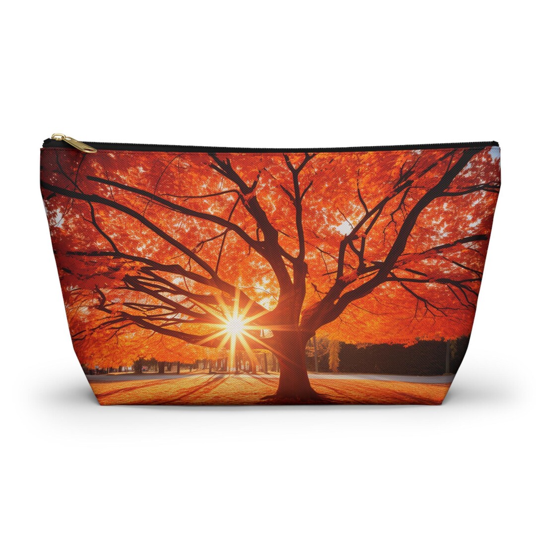 Maple Tree Pouch, Photographic Style Pouch - Etsy