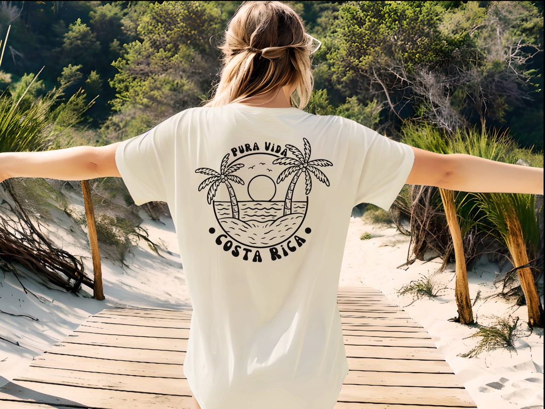 Pura Vida Costa Rica Shirt, Costa Rica Shirt, Pura Vida Shirt, Vacation ...