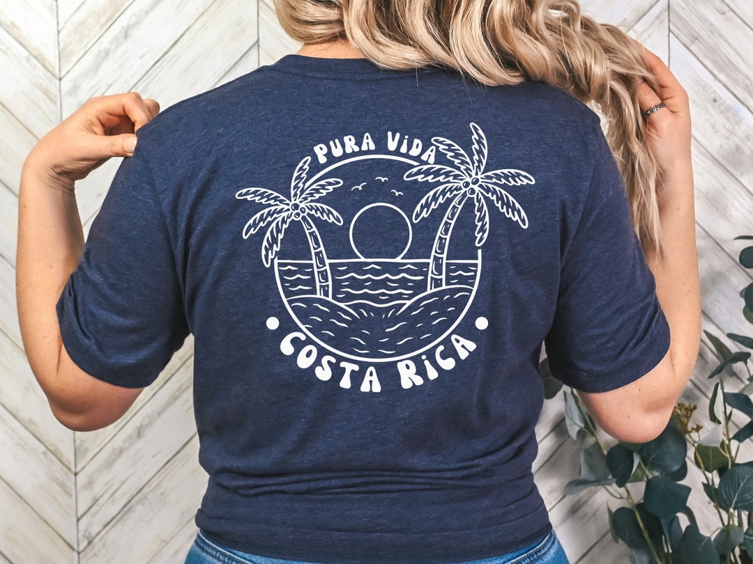 Pura Vida Costa Rica Shirt, Costa Rica Shirt, Pura Vida Shirt, Vacation ...