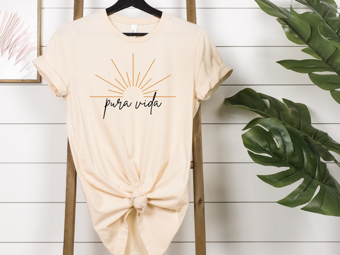 Pura Vida Shirt, Costa Rica Shirt, Sun T Shirt, Costa Rica Tee, Vacay ...