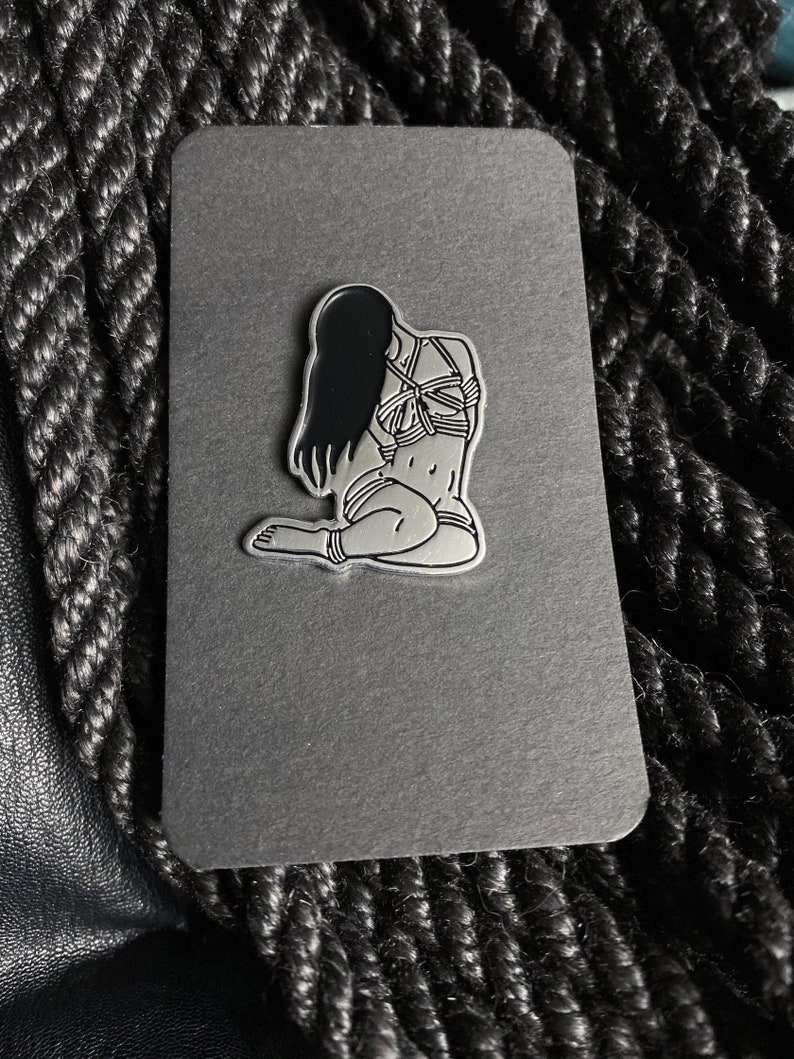 Rope Bondage Shibari Pin Tied Up Girl Kinky Bdsm Fetish Erotic Art