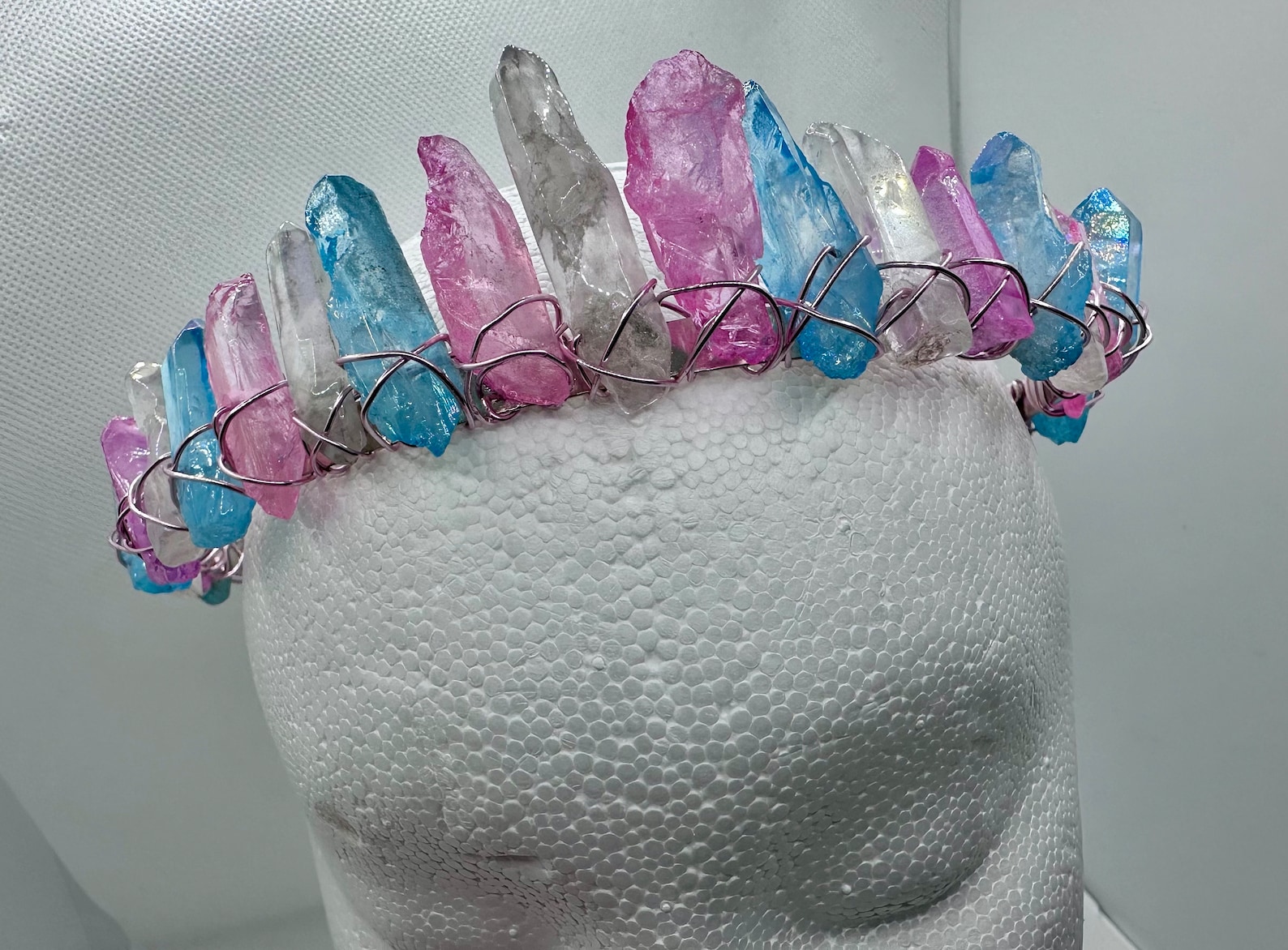 Trans Pride Crystal Crown Tiara, Transgender Pride, Festival, LGBTQ ...