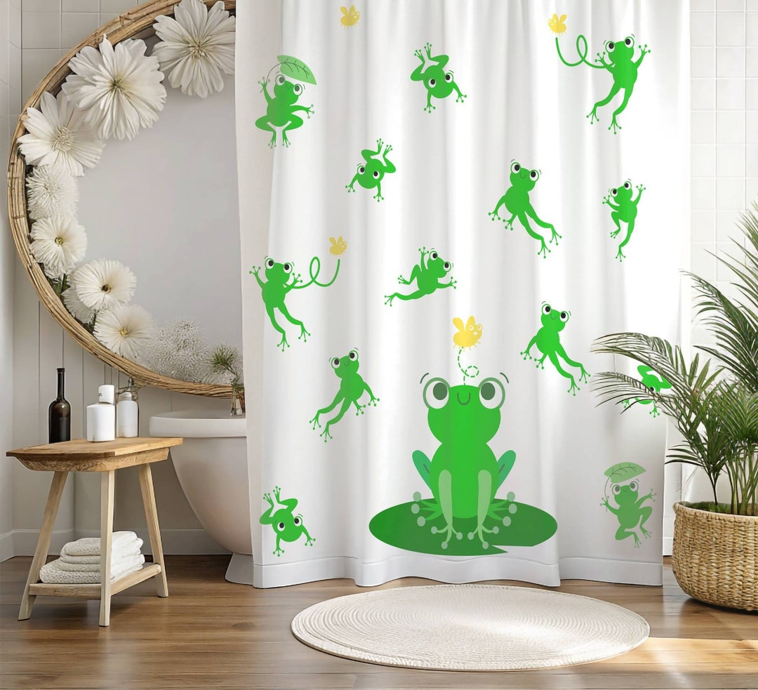 Frog Bathroom Theme for Nursery Toddler Bathroom With Green Frogs ...