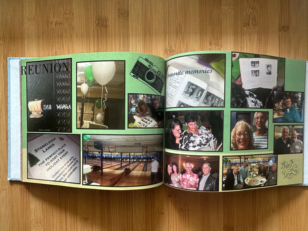 Photo Album Design From Your CLASS REUNION or Other Event! - Etsy