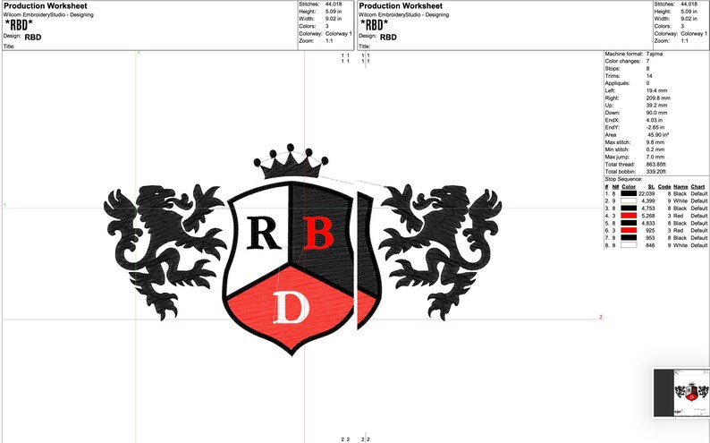 Embroidery DST Logo RBD Rebelde - Etsy