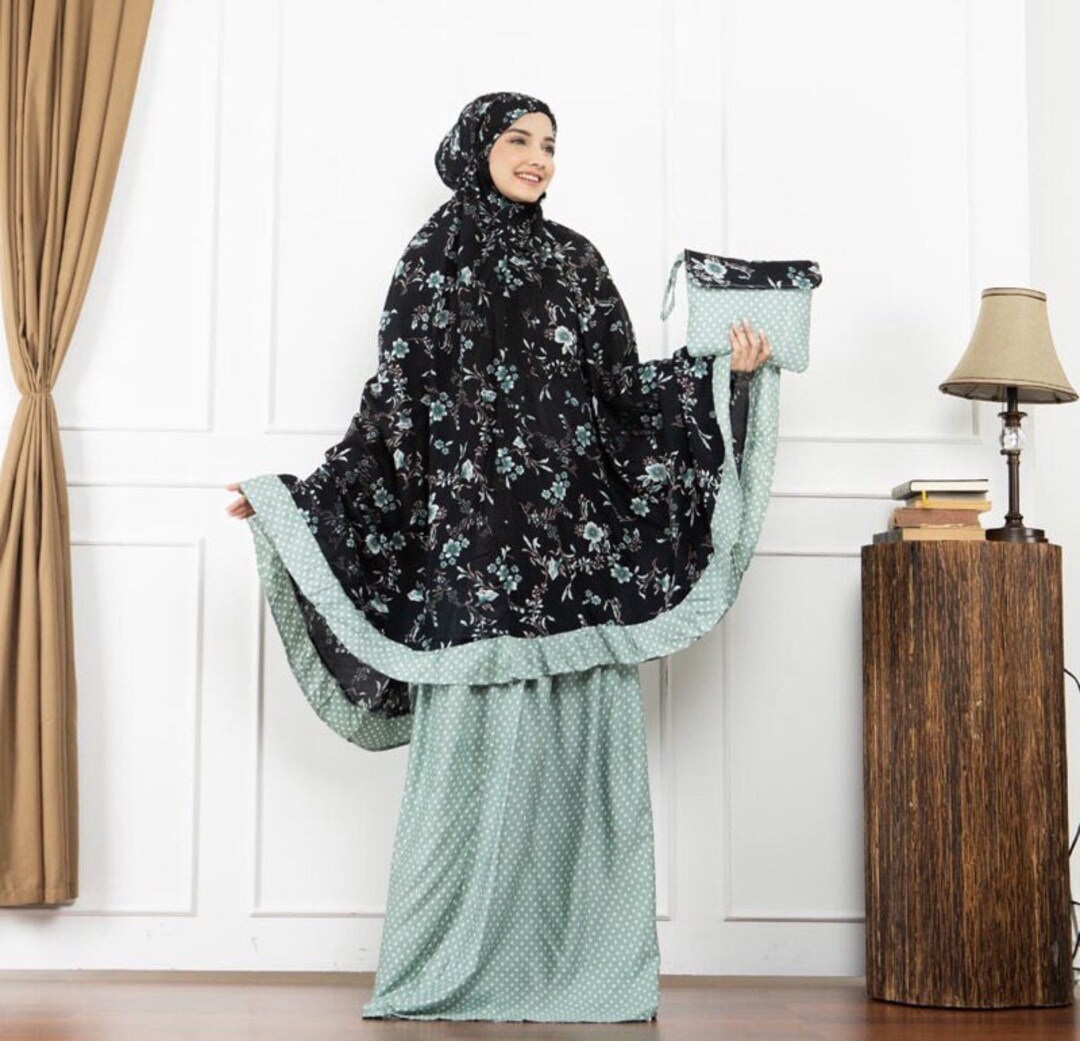 Balinese Jumbo Adult Rayon Mukena Cool to Wear Muslim Women - Etsy