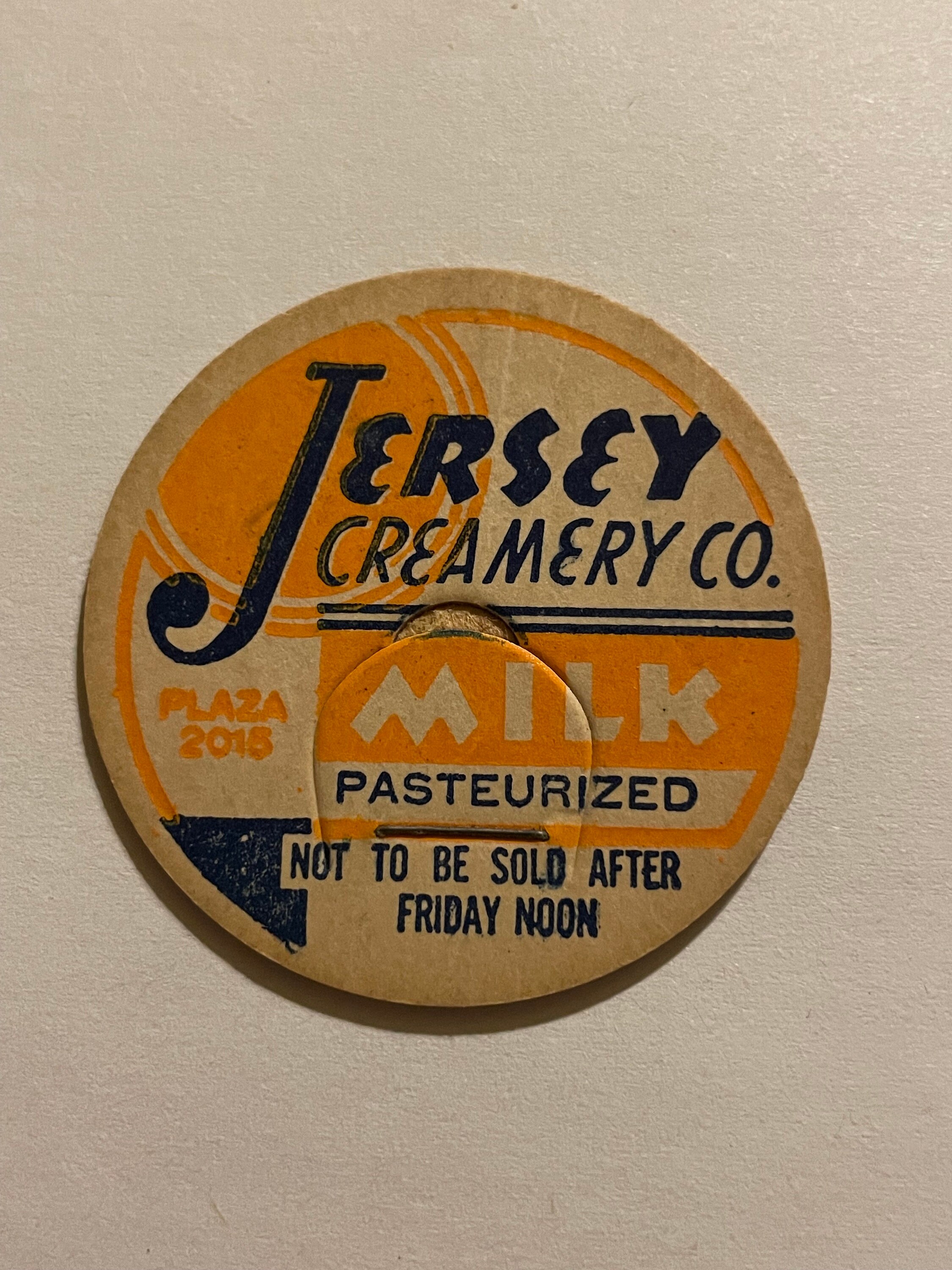 4 Jersey Creamery Co. Milk Bottle Cap - Detroit, MI Dairy Grade A Milk ...