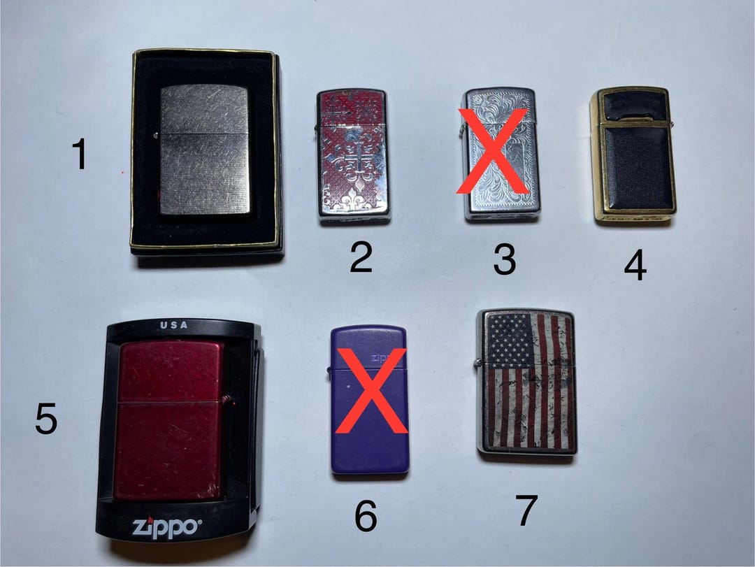 Zippo Lighters Vintage 80s-90s Choice Lighter - Etsy