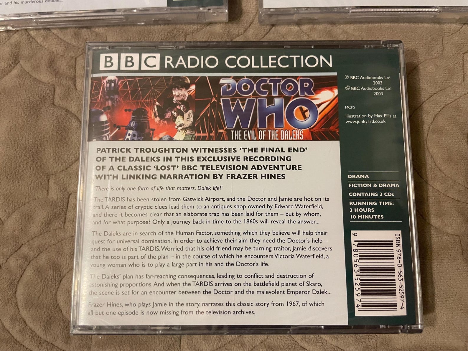Sealed Doctor Who (2002) 3 BBC Radio Collection CD Set - the Faceless ...