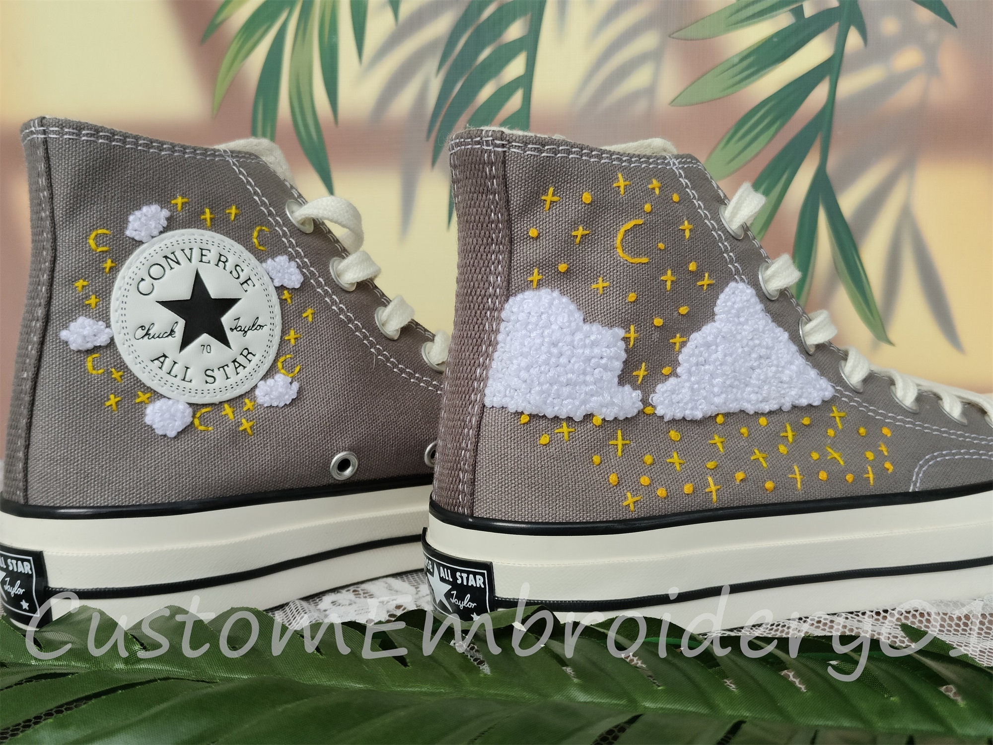 Galaxy Converse Etsy Canada