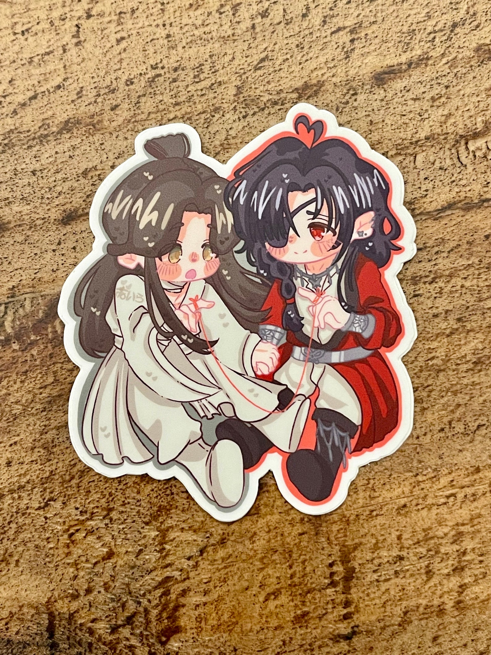 Xie Lian / Hua Cheng Chibi Sticker - Heaven Official’s Blessing - Etsy